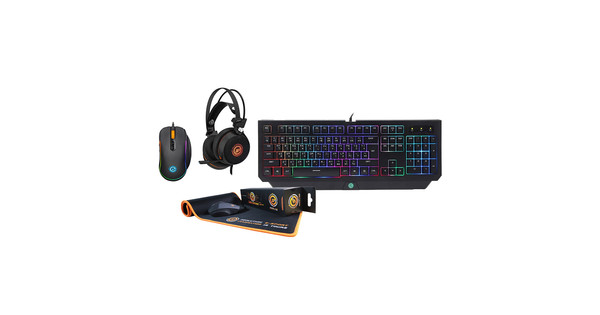 Gaming Set Neolution E-Sport (Headset+Keyboard+Mouse+Mousepad) Wemall