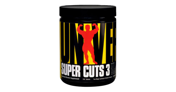 UNIVERSAL SUPER CUTS 3 130 tablets UNIVERSALNUTRITION-BPMUSCLECO.LTD.