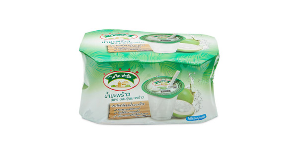 เมจิก ฟาร์ม นํ้ามะพร้าว ขนาด 130 มล. แพ็ก 6 ถ้วย Wholesale by Wefresh