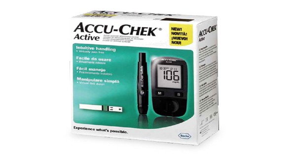 ACCU-CHEK ACTIVE METER อุปกรณ์ตรวจวัดระดับน้ำตาล SAVE DRUG