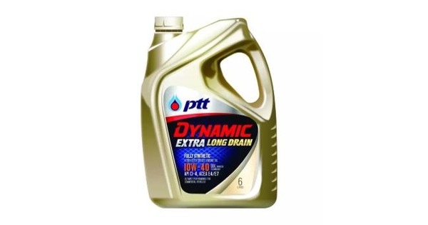 น้ำมันหล่อลื่น ปตท. สังเคราะห์แท้ PTT PTT Dynamic Extra Long Drain 10W-40 6ลิตร ฟรี 1ลิตร ฟรี ...