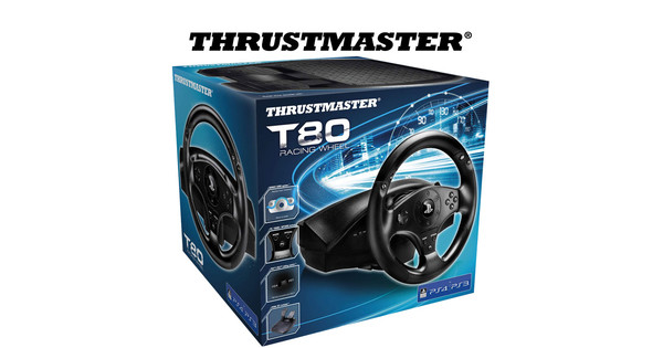 Thrustmaster Gaming Controller T80 Racing Wheel for PS4 Thrustmaster