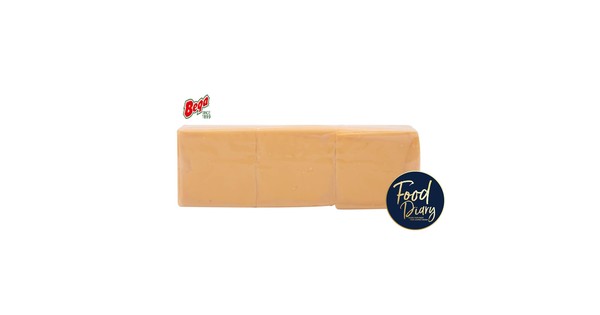 BEGA BURGER SLICES CHEESE COLOURED 84 SLICES (1KG) เนยแข็งเชดดาชนิดแผ่น ...