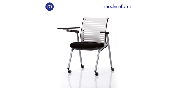 Modernform เก้าอี้ LECTURE เก้าอี้มหาลัย โรงเรียน สีดำ + แผ่นรองเขียนสีดำ รุ่น Tec (01 ...