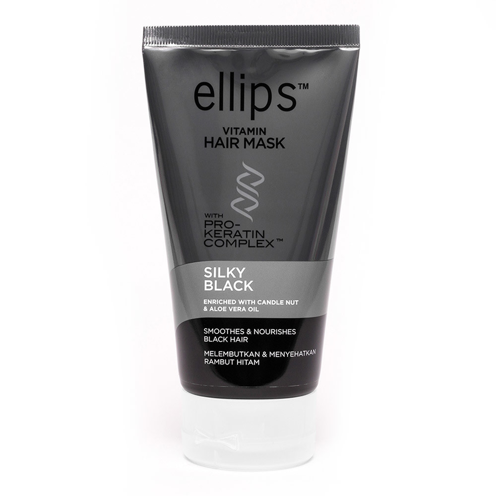 ellips Hair Mask Pro Keratin Silky Black 120 gram Ellips
