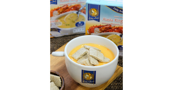 เลดี้แอนนา ซุป รสปูอลาสก้า Lady Anna Alaska King Crab Soup (3 กล่อง ...